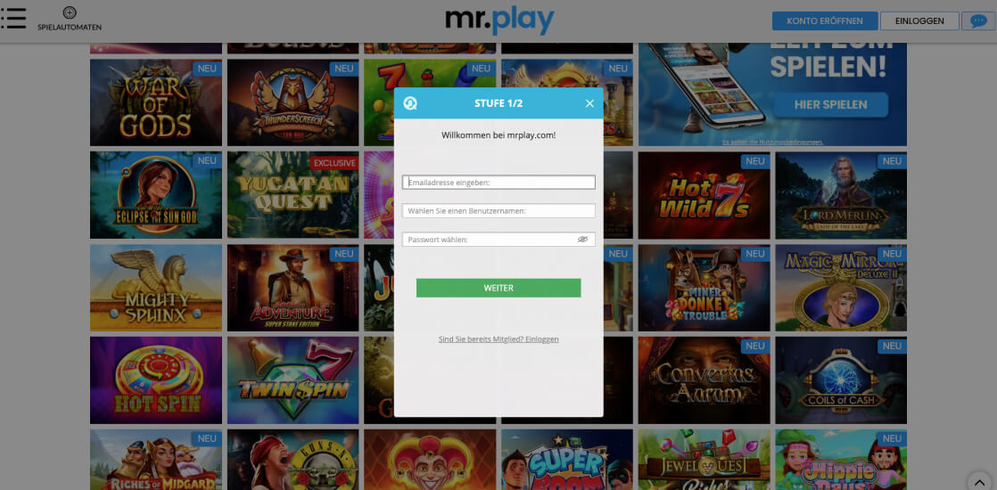 Das Mr.Play Casino im Experten-Test 2025